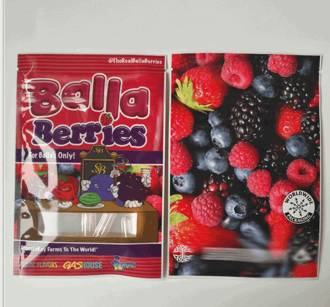 Balla Berries “For Balla’s Only!” (Gas House X Runtz) 3.5g – 7g Mylar ...